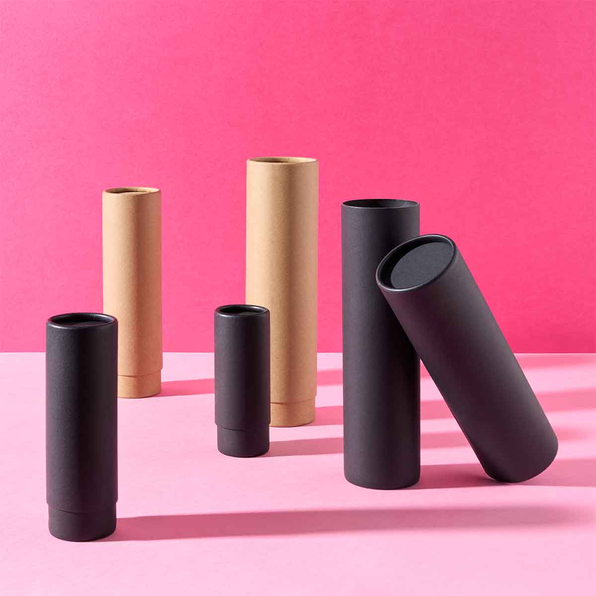 Telescopic Cardboard Tubes In Black and Brown – Tinware Direct Ltd