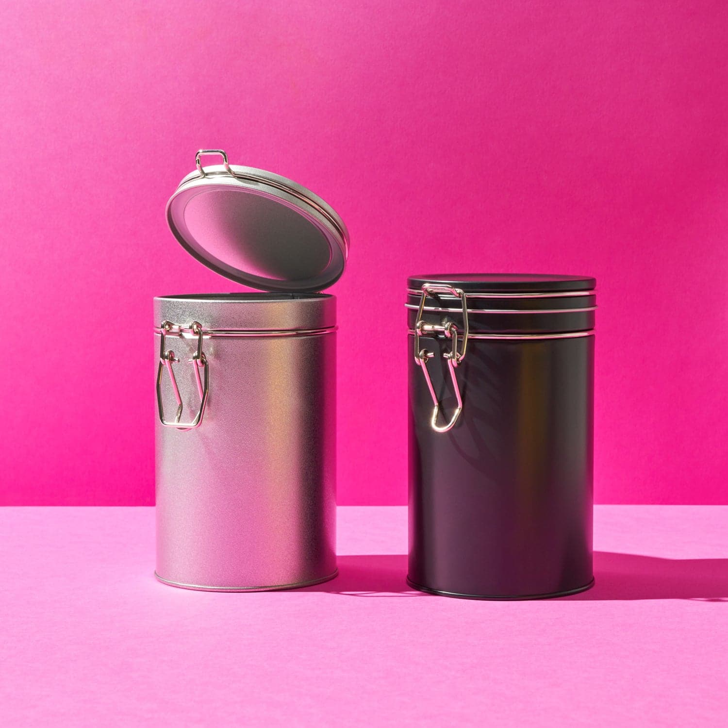 Round Clip Lid Tins | Metal Containers | Tinware Direct