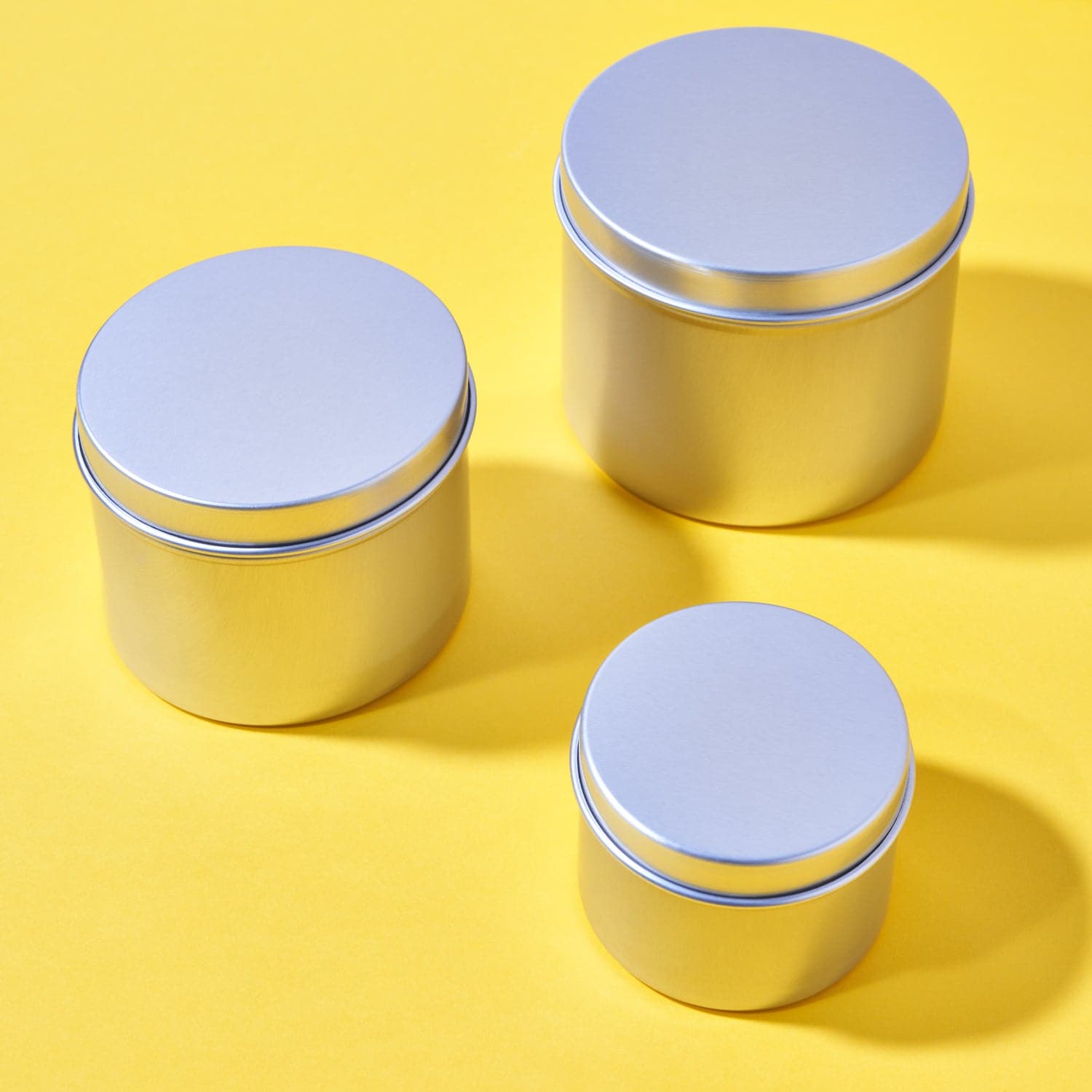 Round Aluminium Seamless Tin Containers | Metal Packaging
