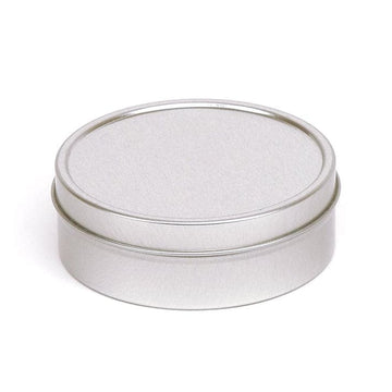 Silver Round Tins | Metal Packaging UK | Tinware Direct – Tinware ...